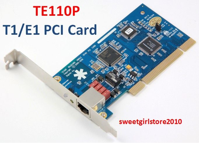T1 Card E1 Card ISDN PRI Asterisk Card TE110P digium elastix card ...