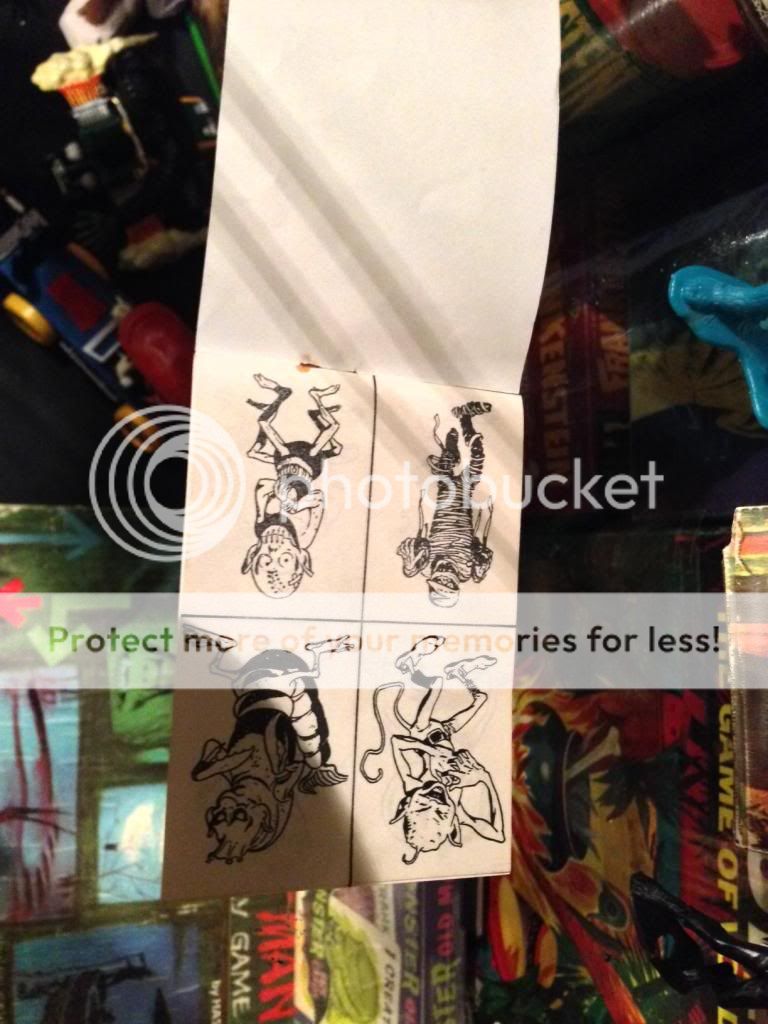 1960s Colorforms Monster Print Putty Loose MINT