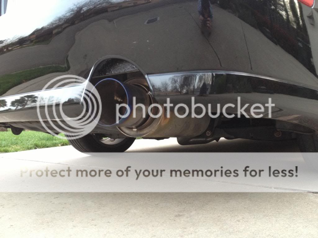 Yet again, another exhaust setup...Greddy Ti-C with RS titanium tip ...